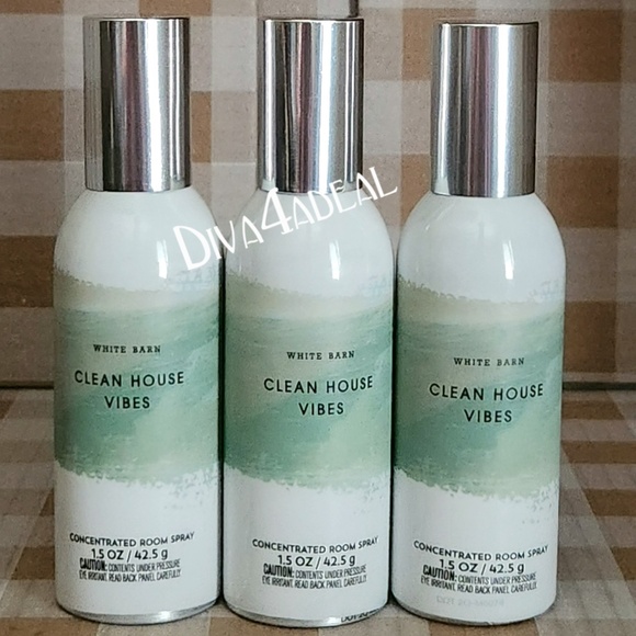 Bath & Body Works | Accents | 3x Bath Body Works Clean House Vibes 5 Oz ...